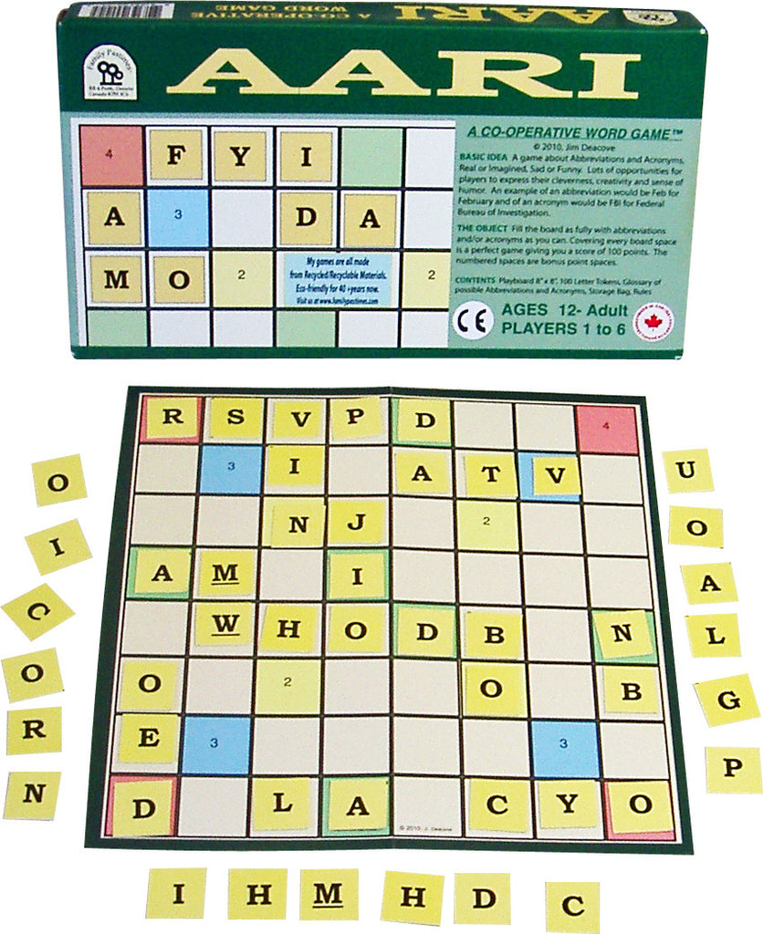 AARI – Family Pastimes Cooperative Games